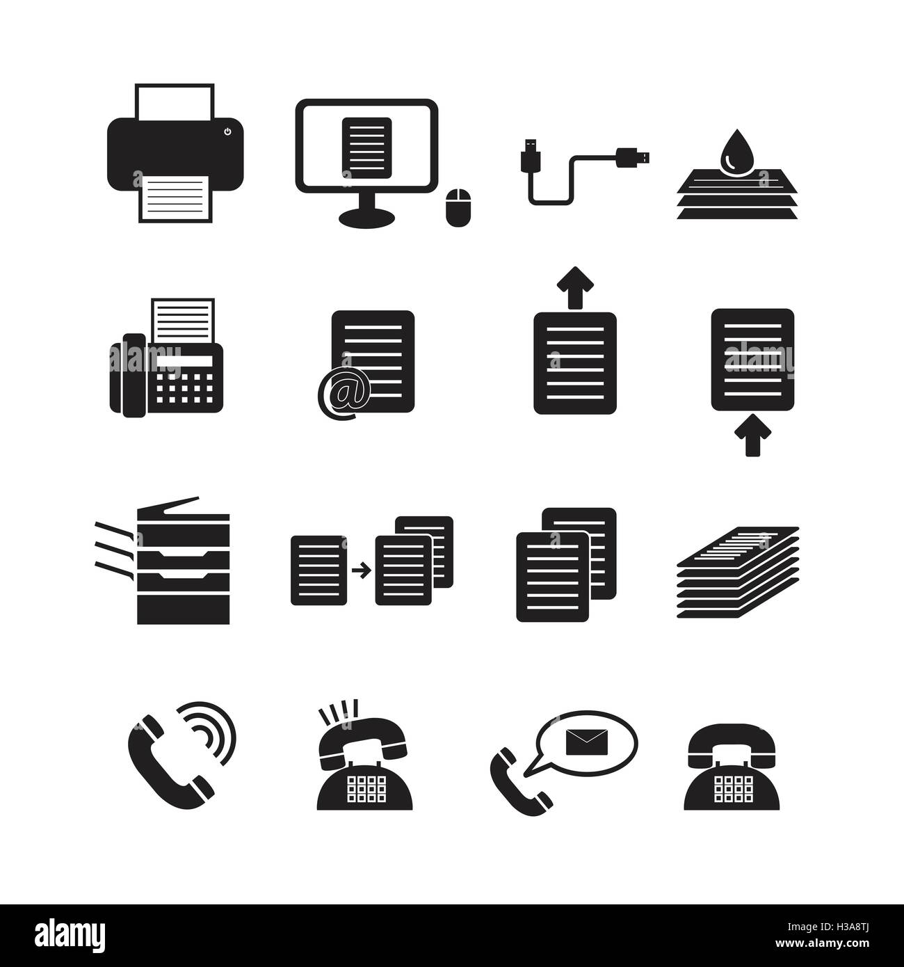 Office tool vector,icon set Stock Vector Image & Art - Alamy