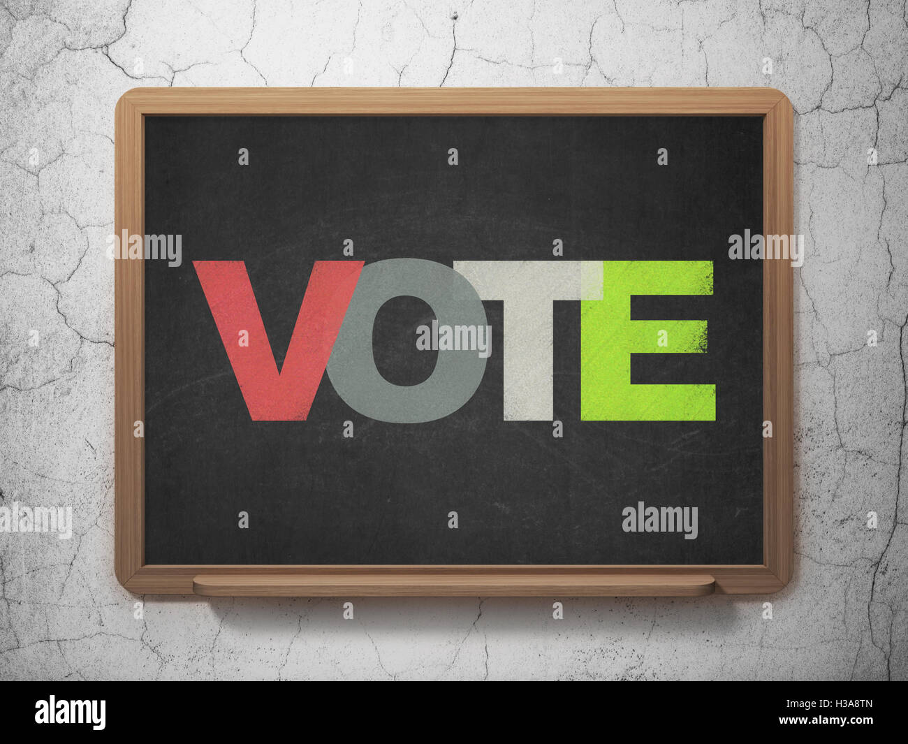 Politics concept: Vote on School board background Stock Photo - Alamy