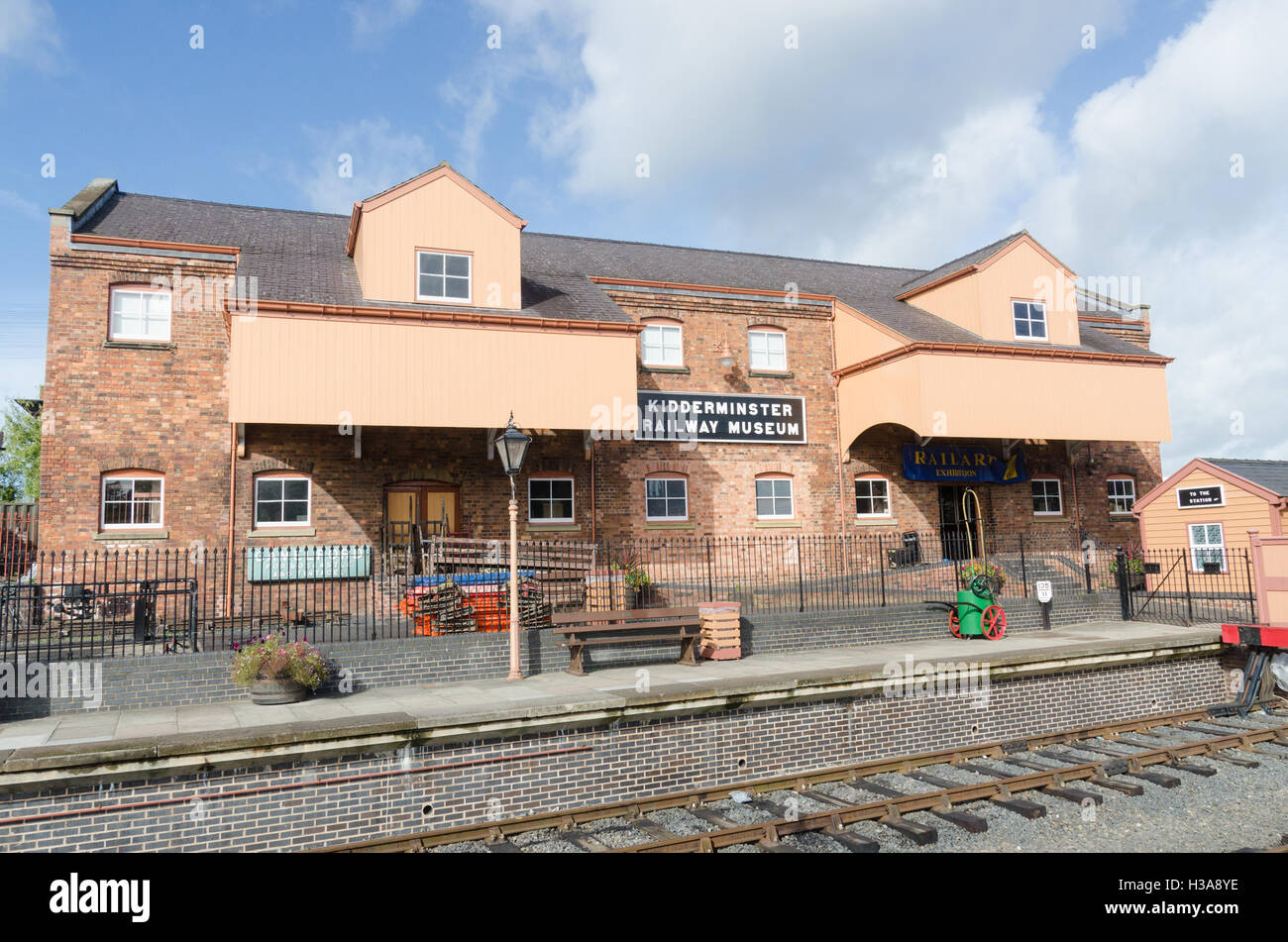 Kidderminster Railway Museum at Kidderminster Railway Station on the ...