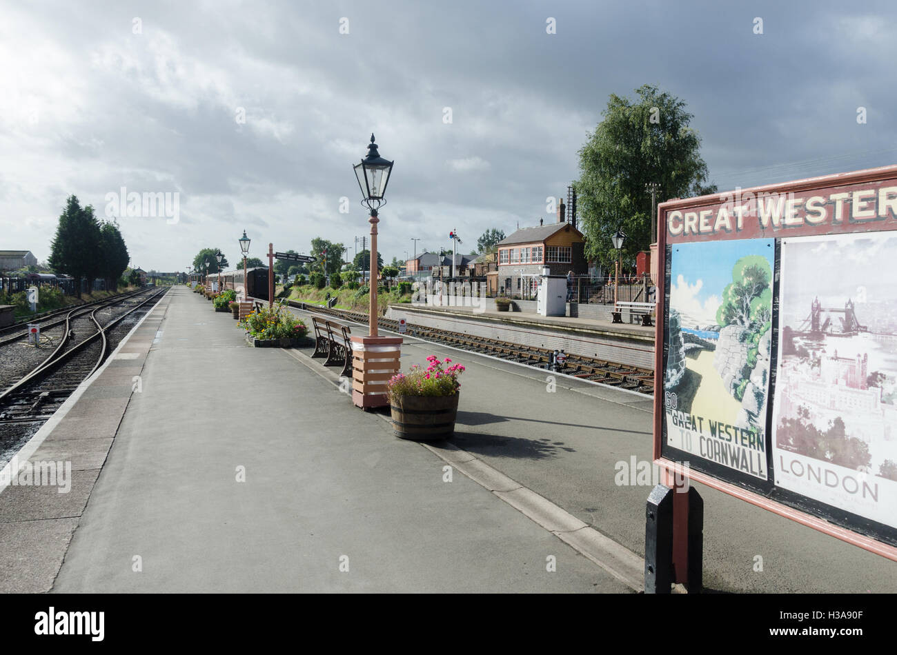 Severn valley railway station at kidderminster hi-res stock photography ...