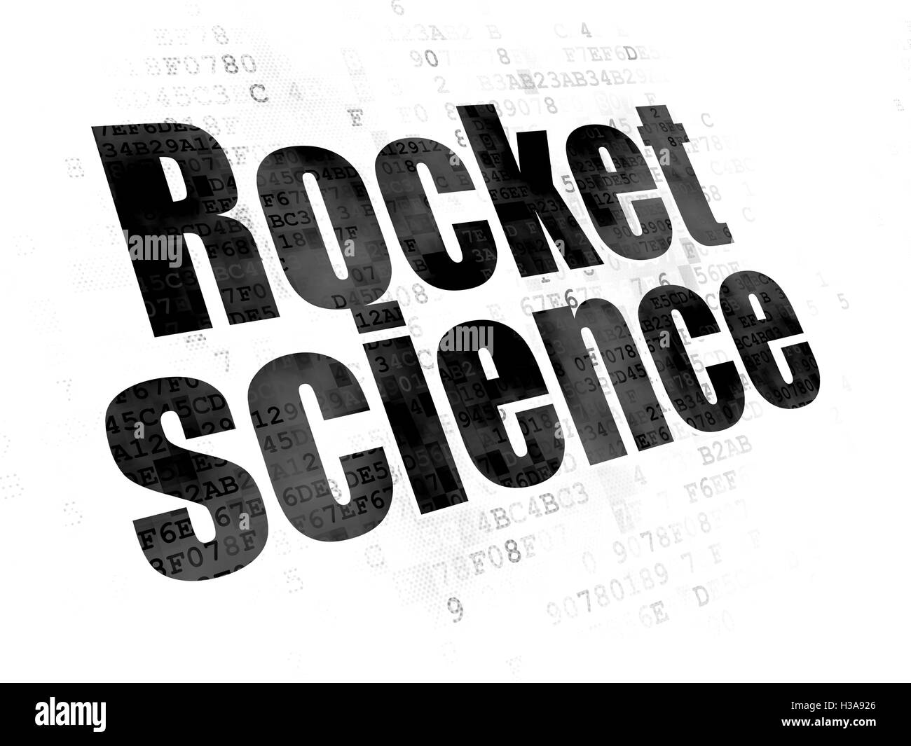 Science concept: Rocket Science on Digital background Stock Photo - Alamy