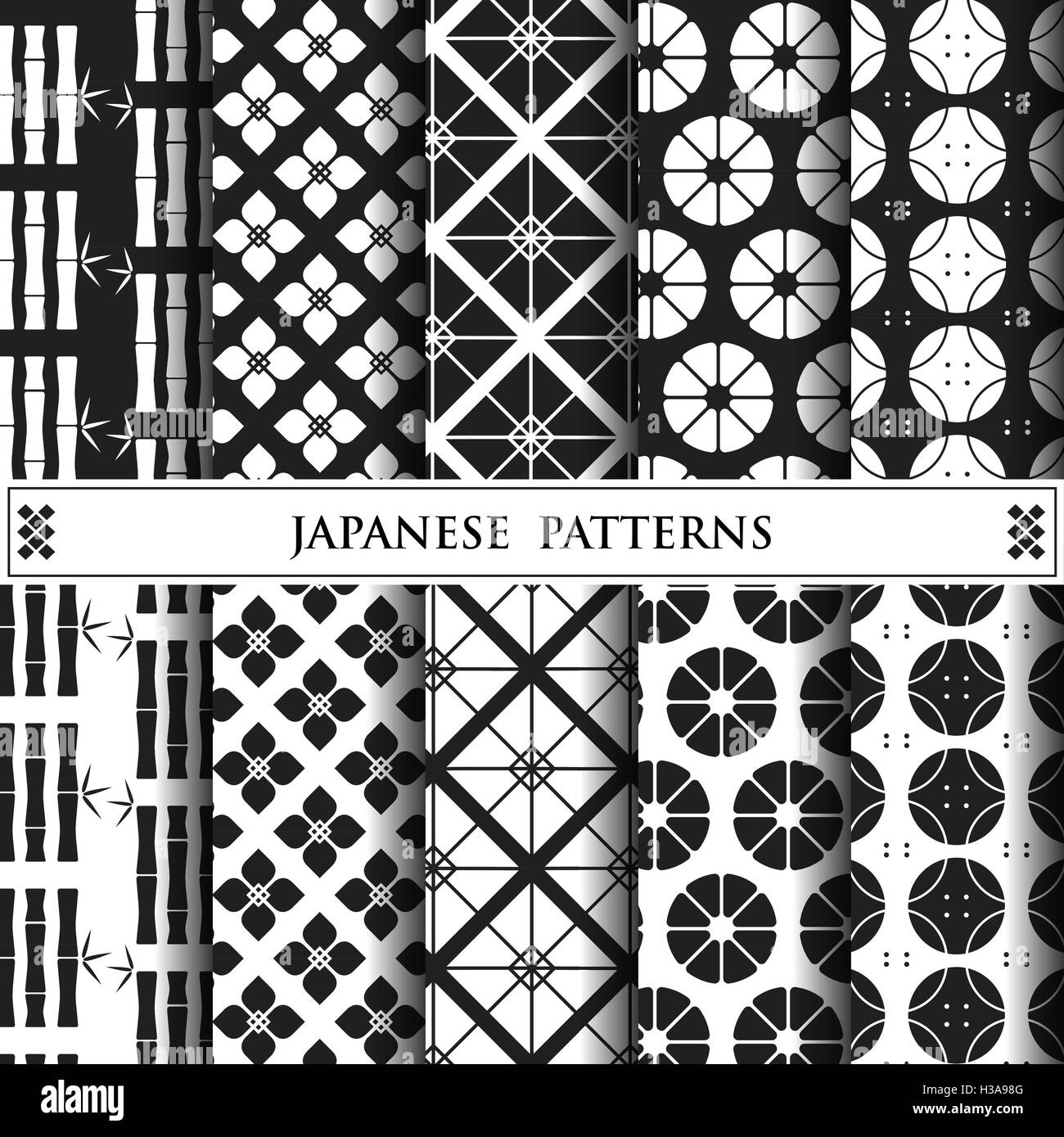 japanese vector pattern,pattern fills, web page background,surface textures Stock Vector Image ...