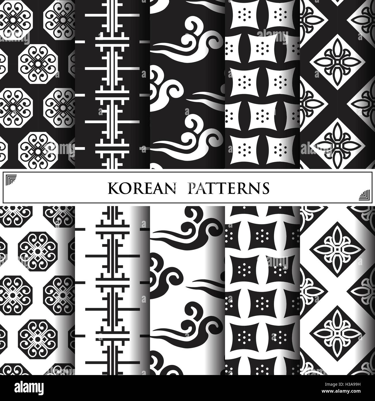 korean vector pattern,pattern fills, web page background,surface textures Stock Vector Image ...