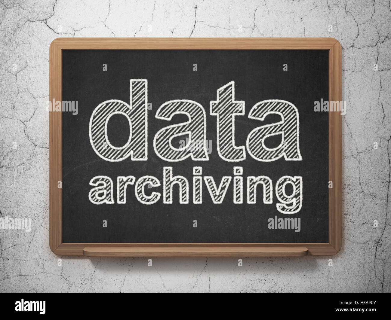 Data concept: Data Archiving on chalkboard background Stock Photo - Alamy