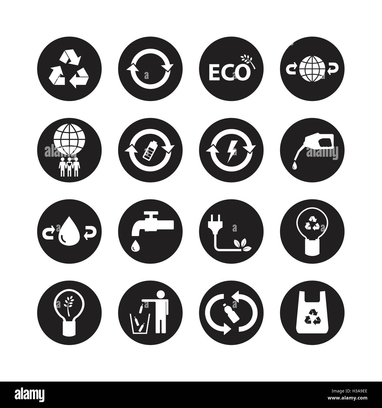 Save earth logo hi-res stock photography and images - Alamy