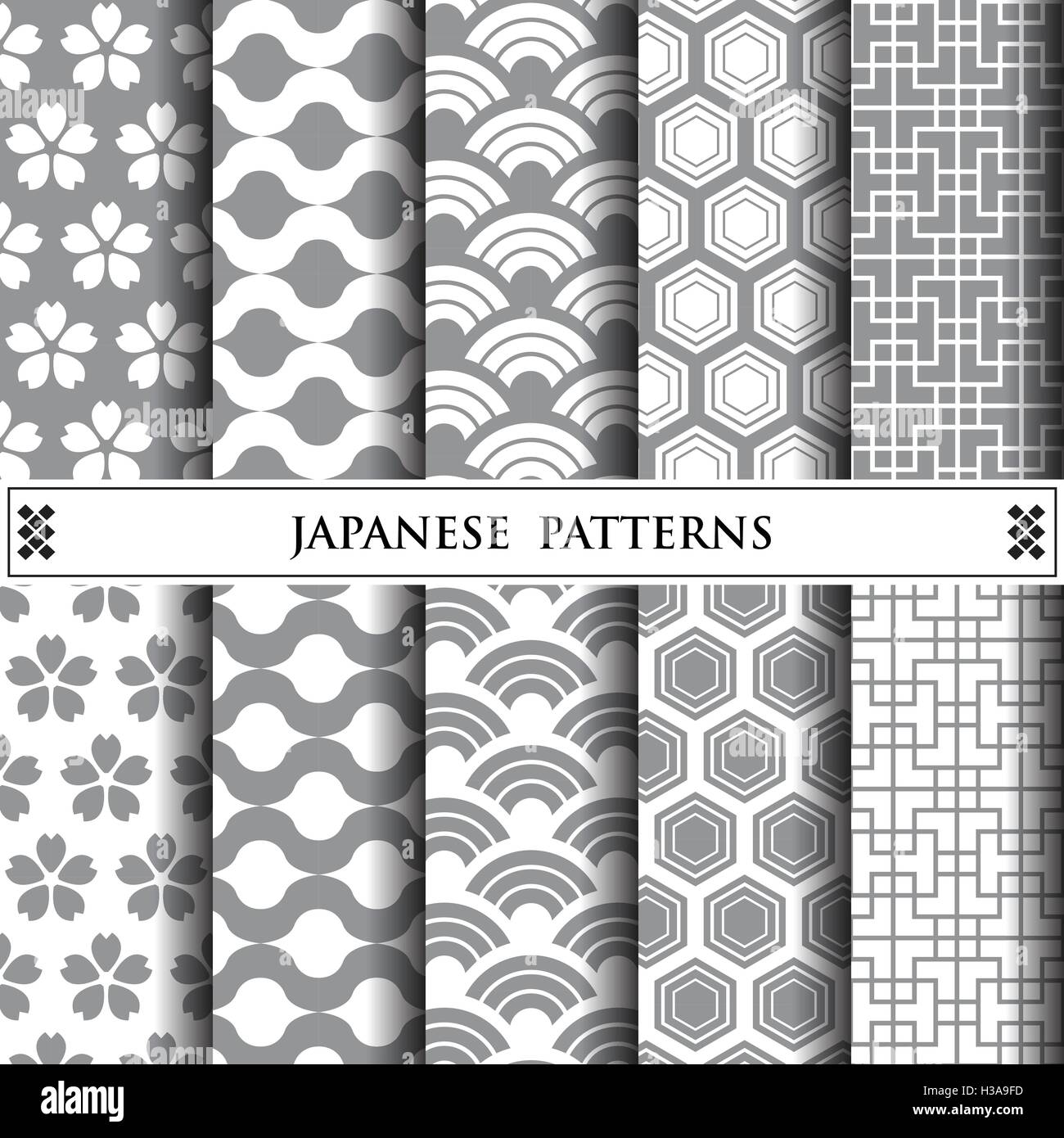 japanese vector pattern,pattern fills, web page background,surface textures Stock Vector Image ...