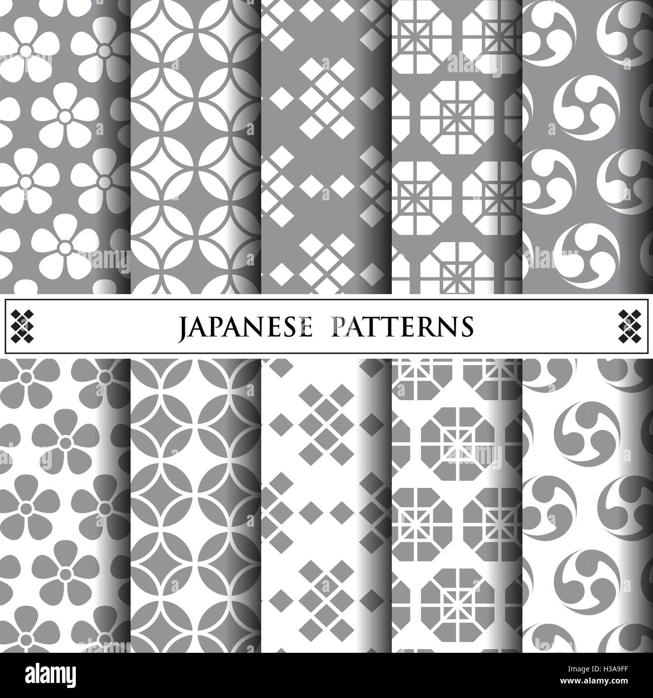 japanese vector pattern,pattern fills, web page background,surface textures Stock Vector Image ...