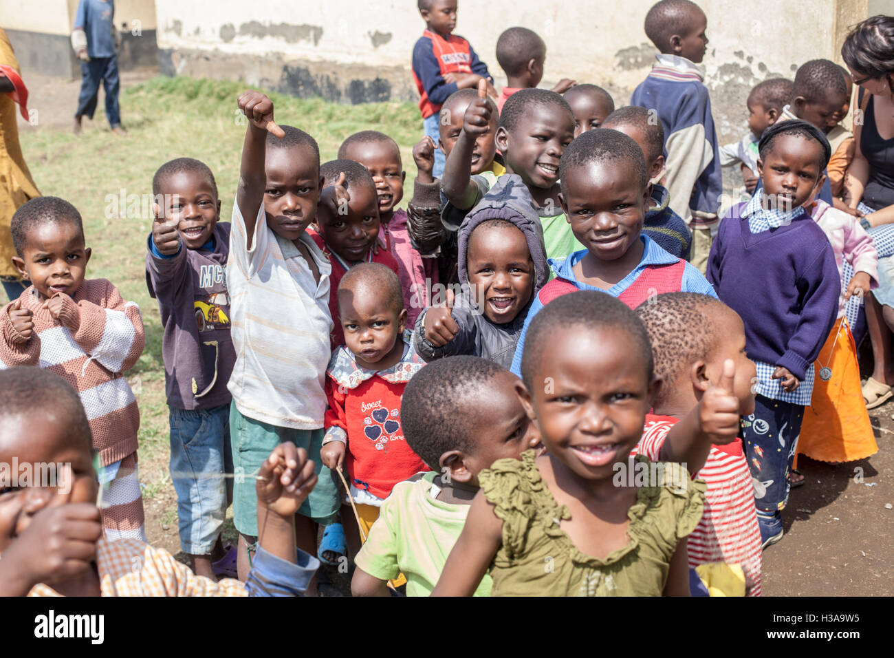 Kenyan orphan in Nakuru orphanage Stock Photo - Alamy