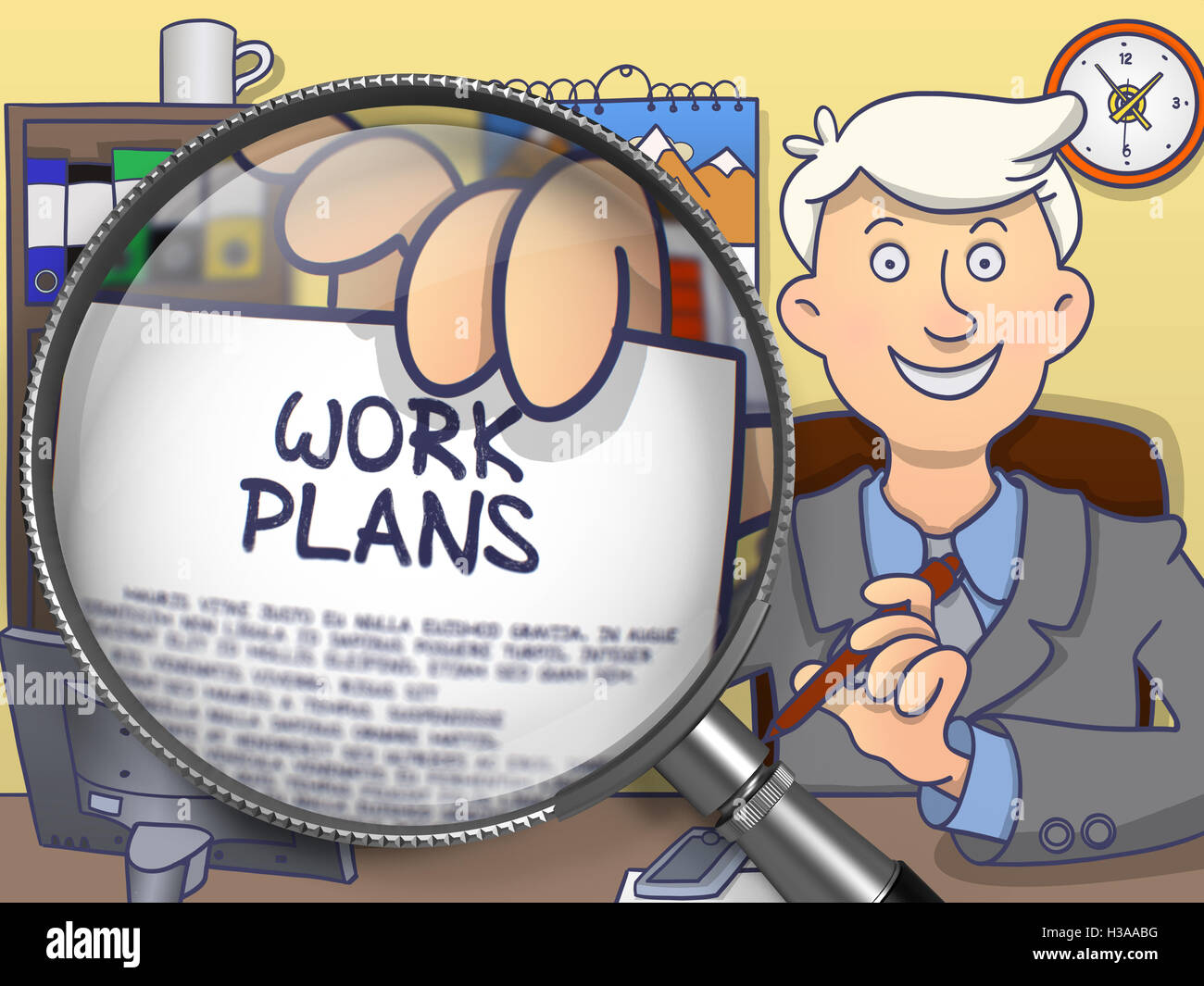 Work plan working processes goal hi-res stock photography and images ...