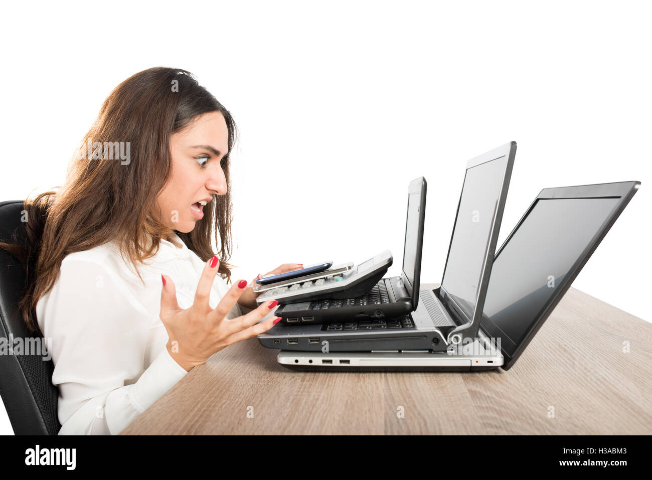 Work stress computer hi-res stock photography and images - Alamy