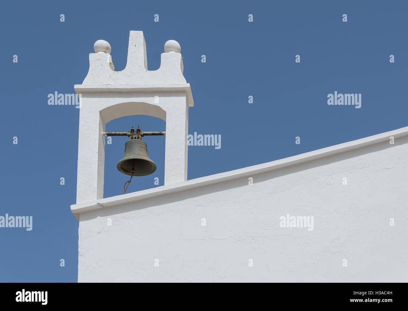 Silence tower white blue village hi-res stock photography and images ...