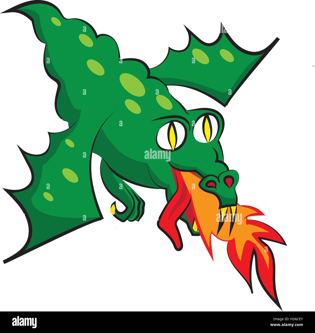 Dragon art illustration hi-res stock photography and images - Alamy