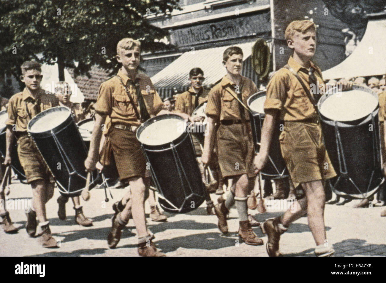 Hitler youth marching hi-res stock photography and images - Alamy