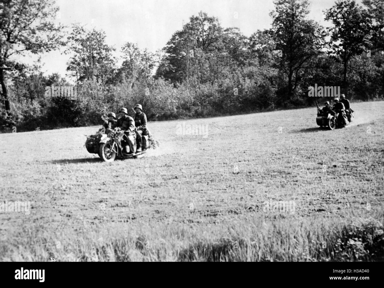 German infantry in french hi-res stock photography and images - Alamy