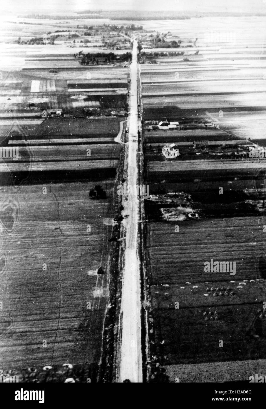 Soviet retreat route in the pocket of Bialystok, 1941 Stock Photo - Alamy