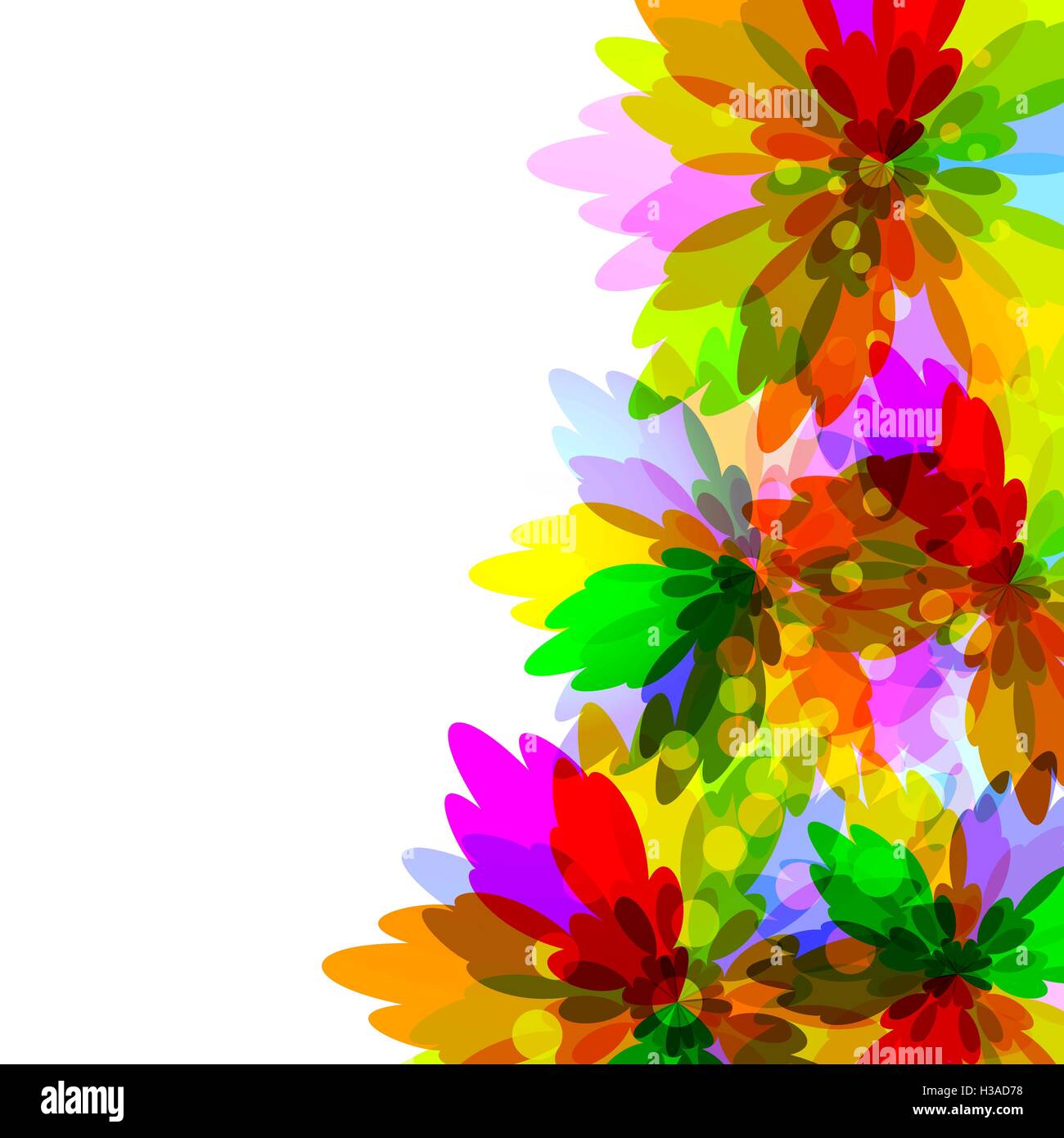 Motley flower background Stock Vector Image & Art - Alamy