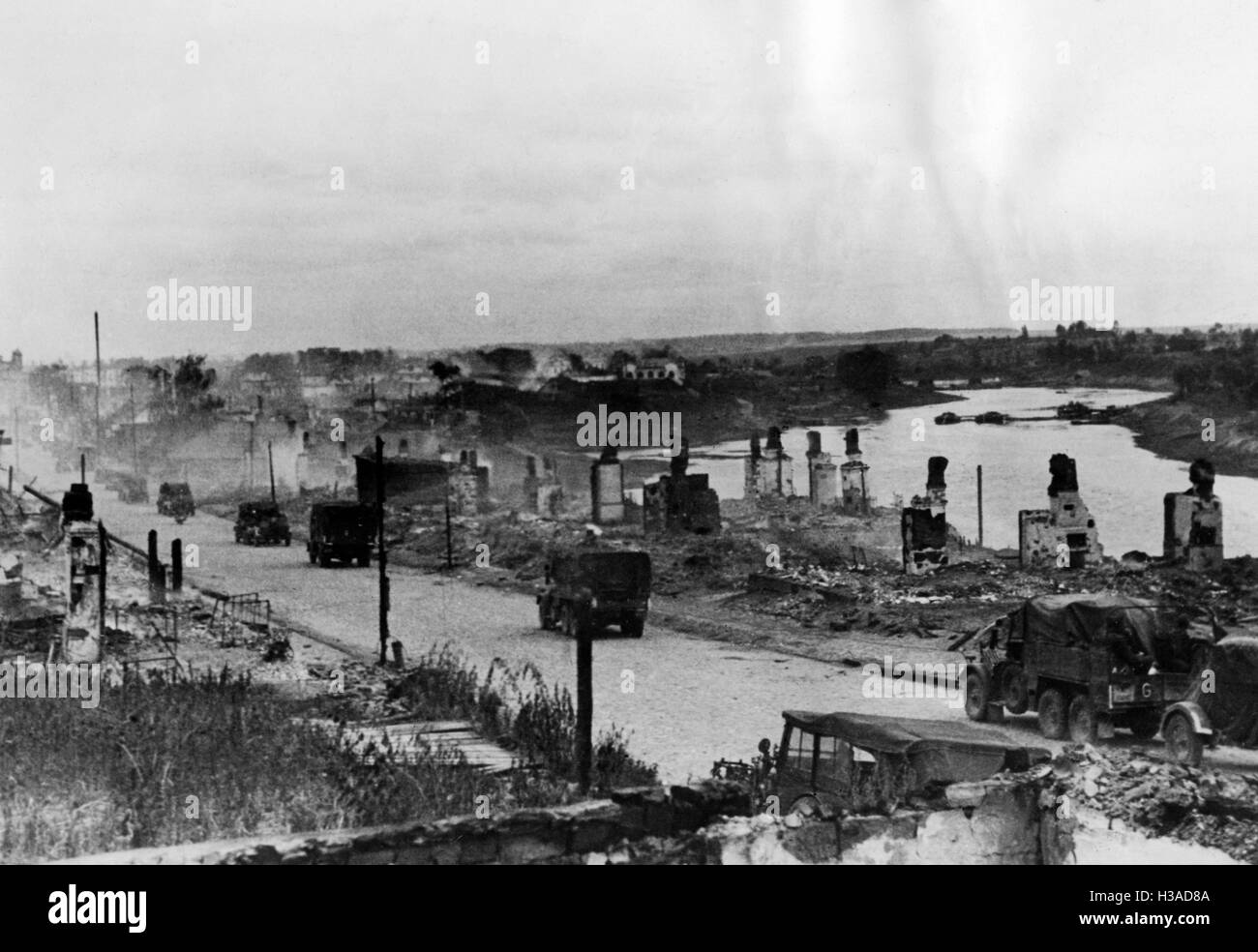 Wehrmacht column Black and White Stock Photos & Images - Alamy