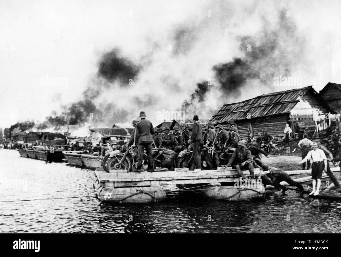 Crossing the berezina Black and White Stock Photos & Images - Alamy