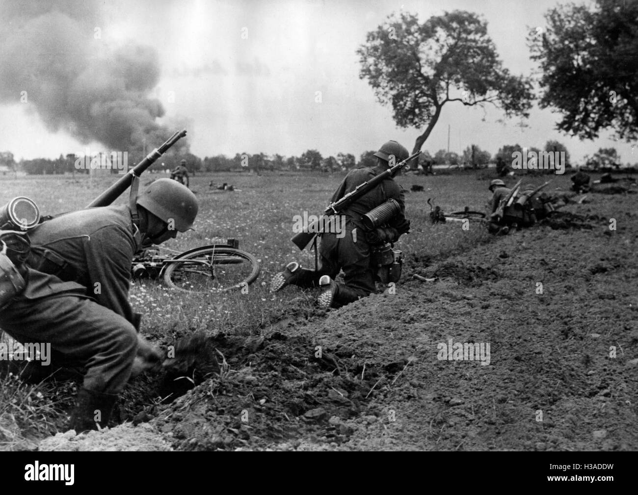 German advance party on the Eastern Front, 1941 Stock Photo - Alamy