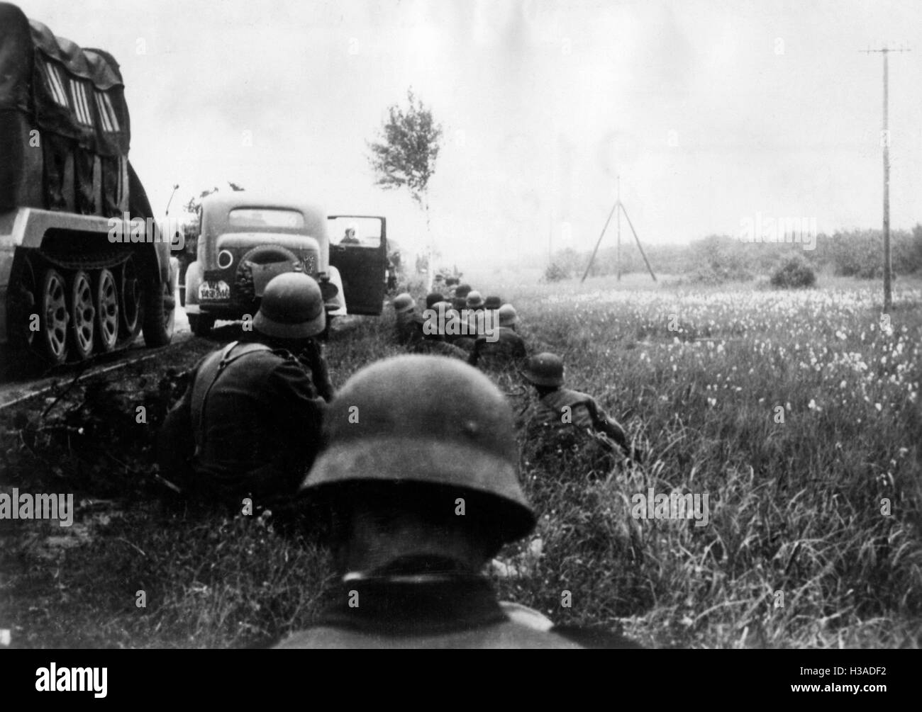 German column on the Eastern Front, 1941 Stock Photo - Alamy