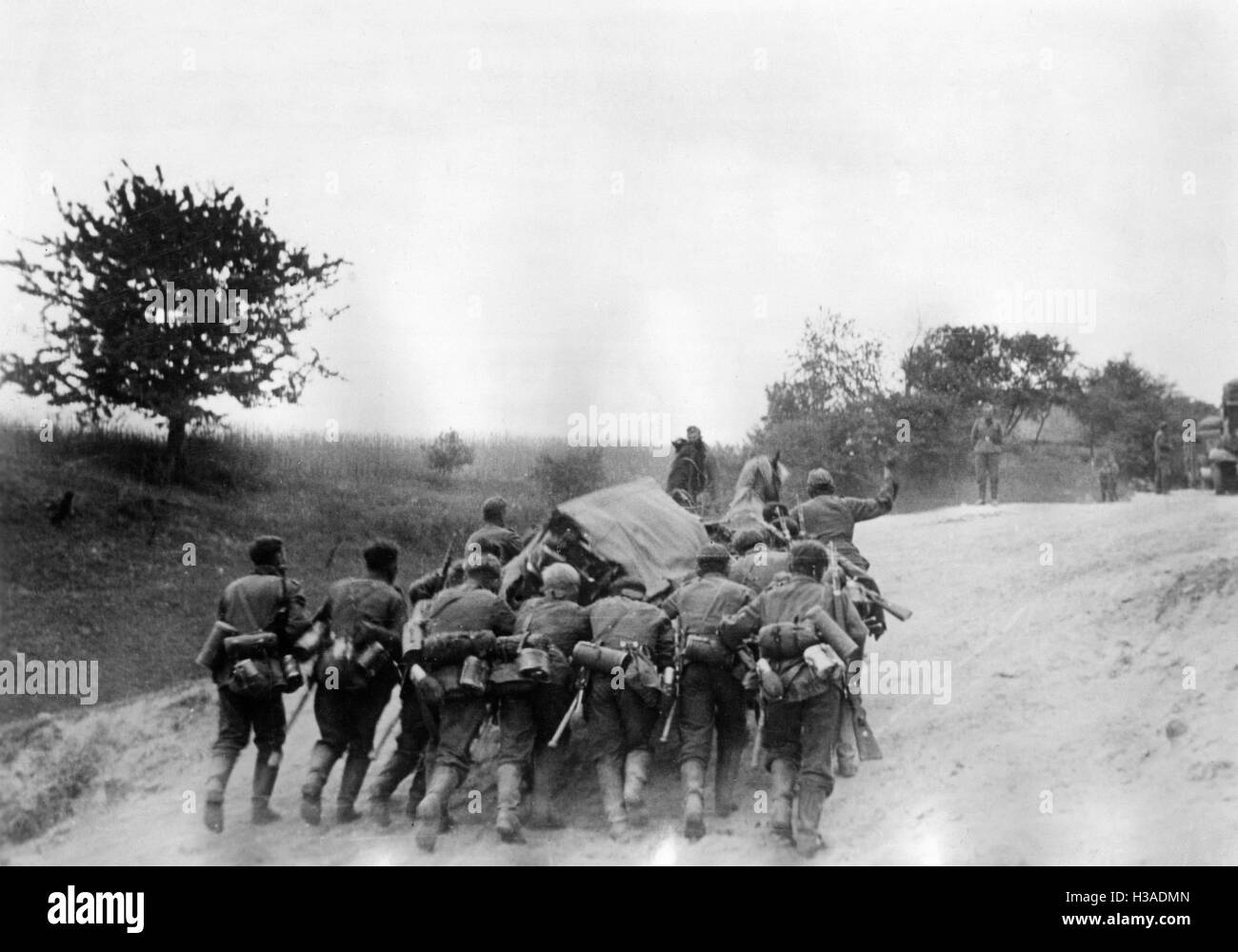 Advance of German troops on the Eastern Front, 1941 Stock Photo - Alamy