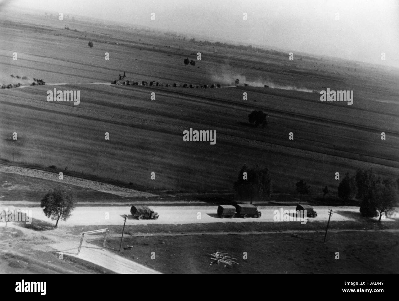 German columns on the Eastern Front, 1941 Stock Photo - Alamy