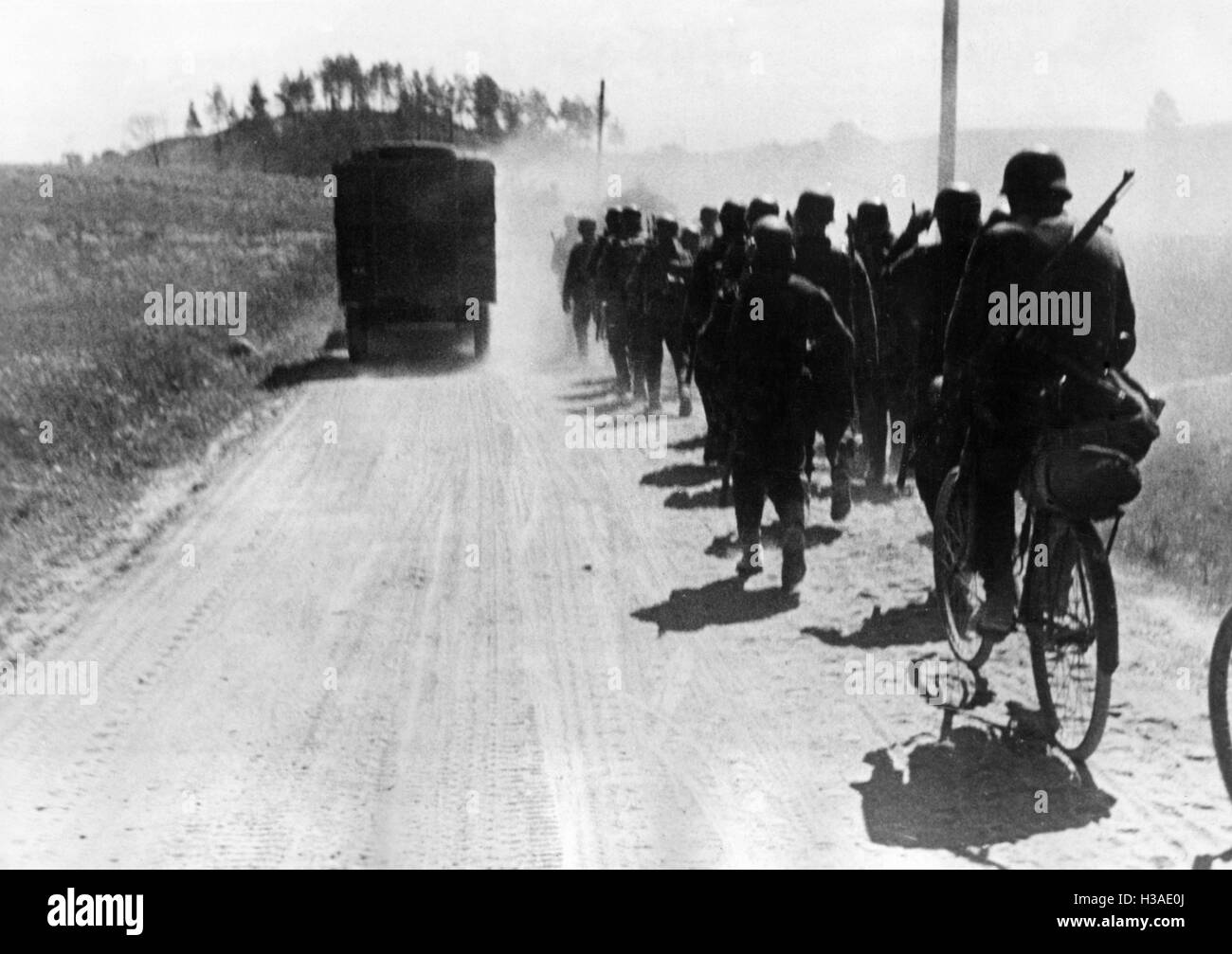 Advance of German troops on the Eastern Front, 1941 Stock Photo - Alamy