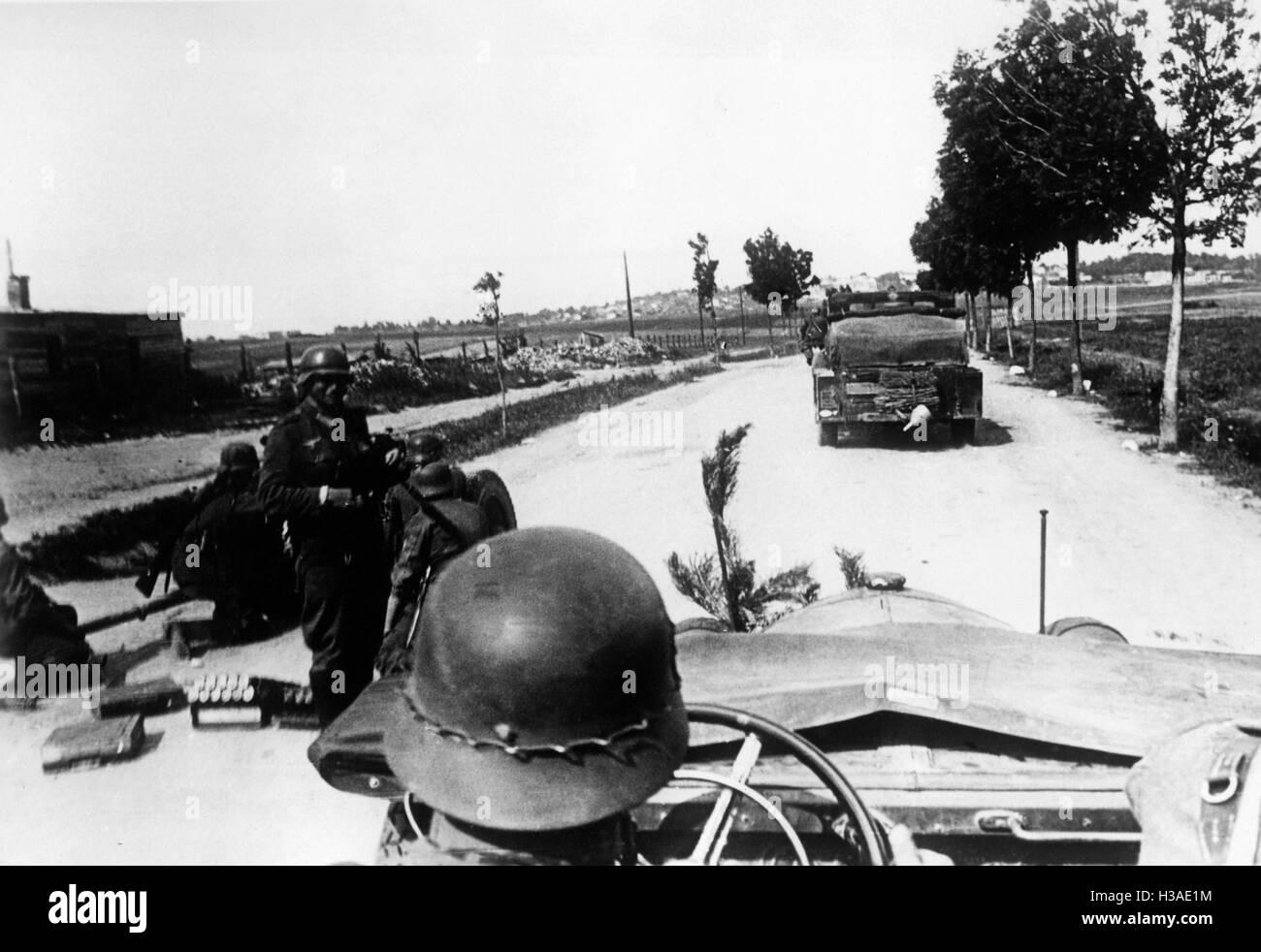 German troops gaining ground on the Eastern Front, 1941 Stock Photo - Alamy