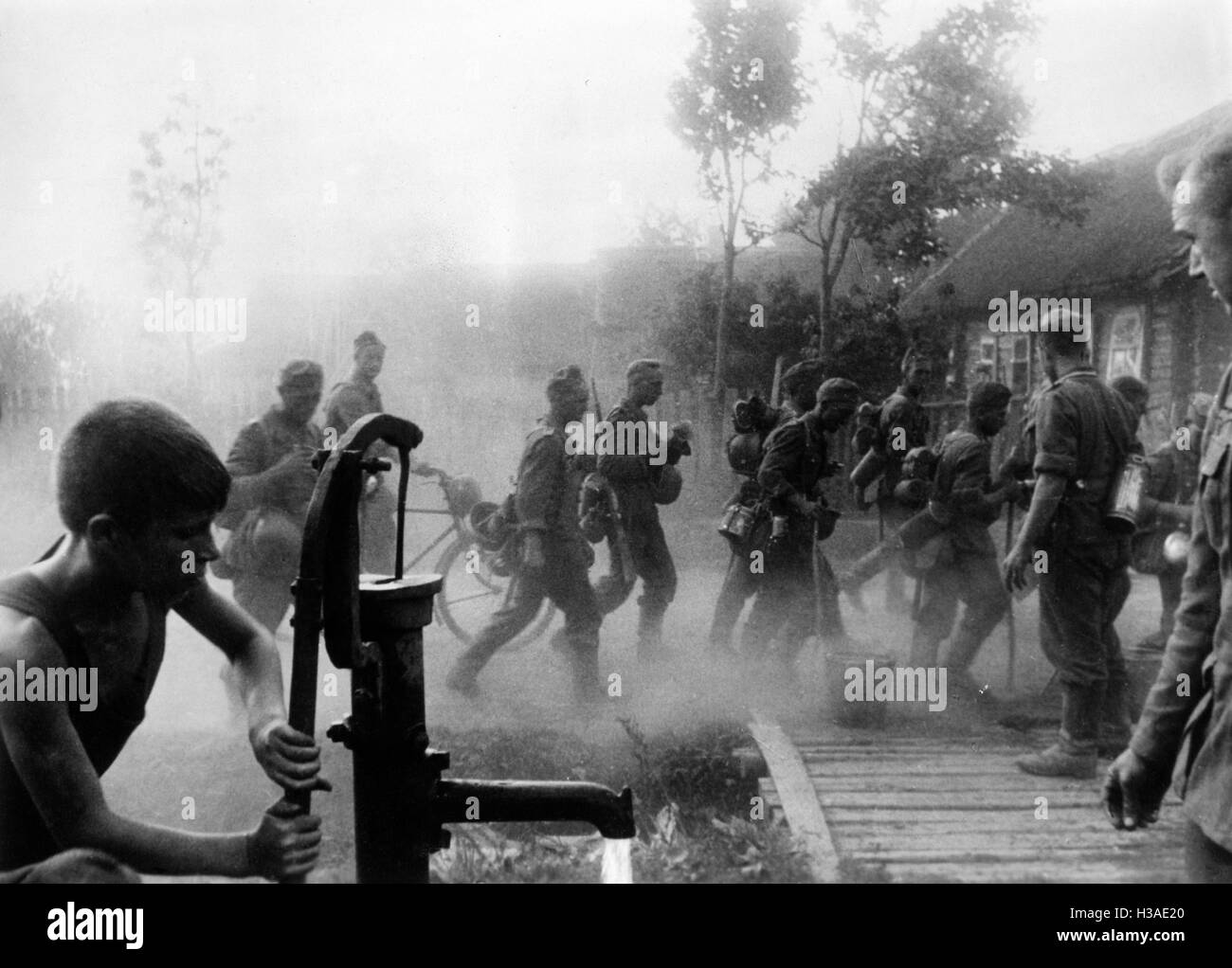 Ground fill Black and White Stock Photos & Images - Alamy