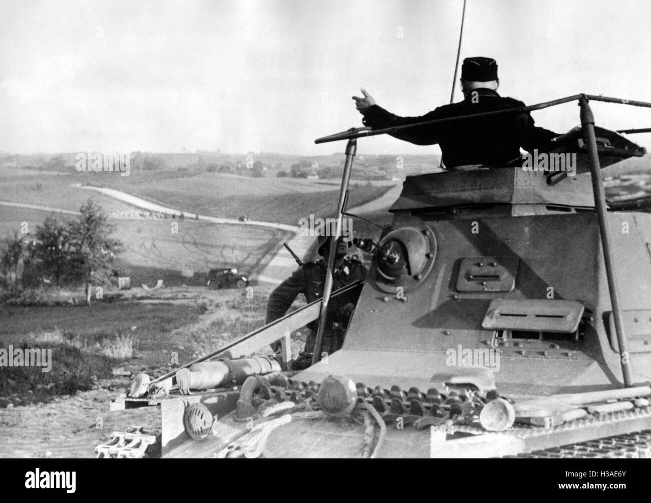 German command tank on the Eastern Front, 1941 Stock Photo - Alamy