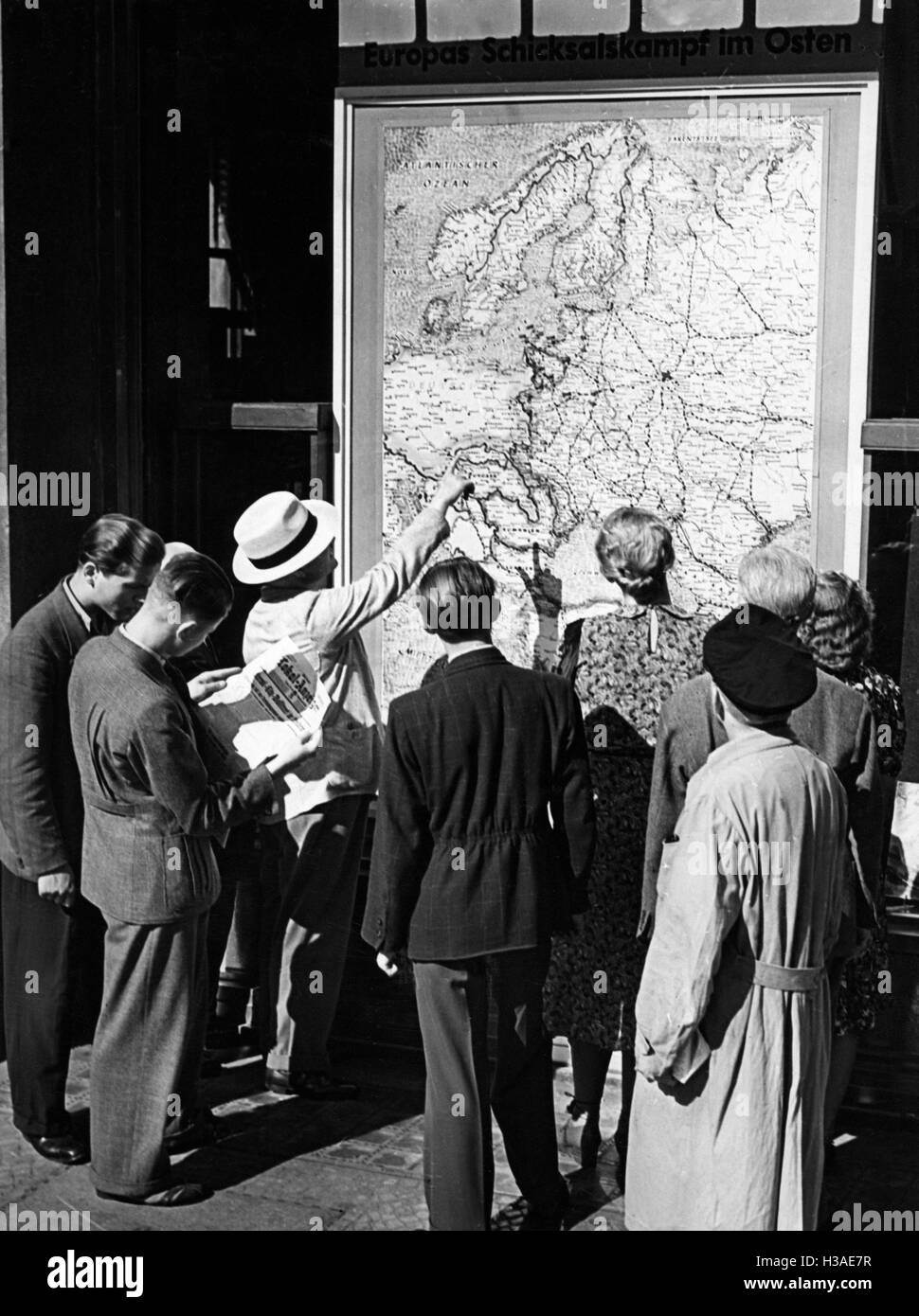 Map of eastern front hi-res stock photography and images - Alamy