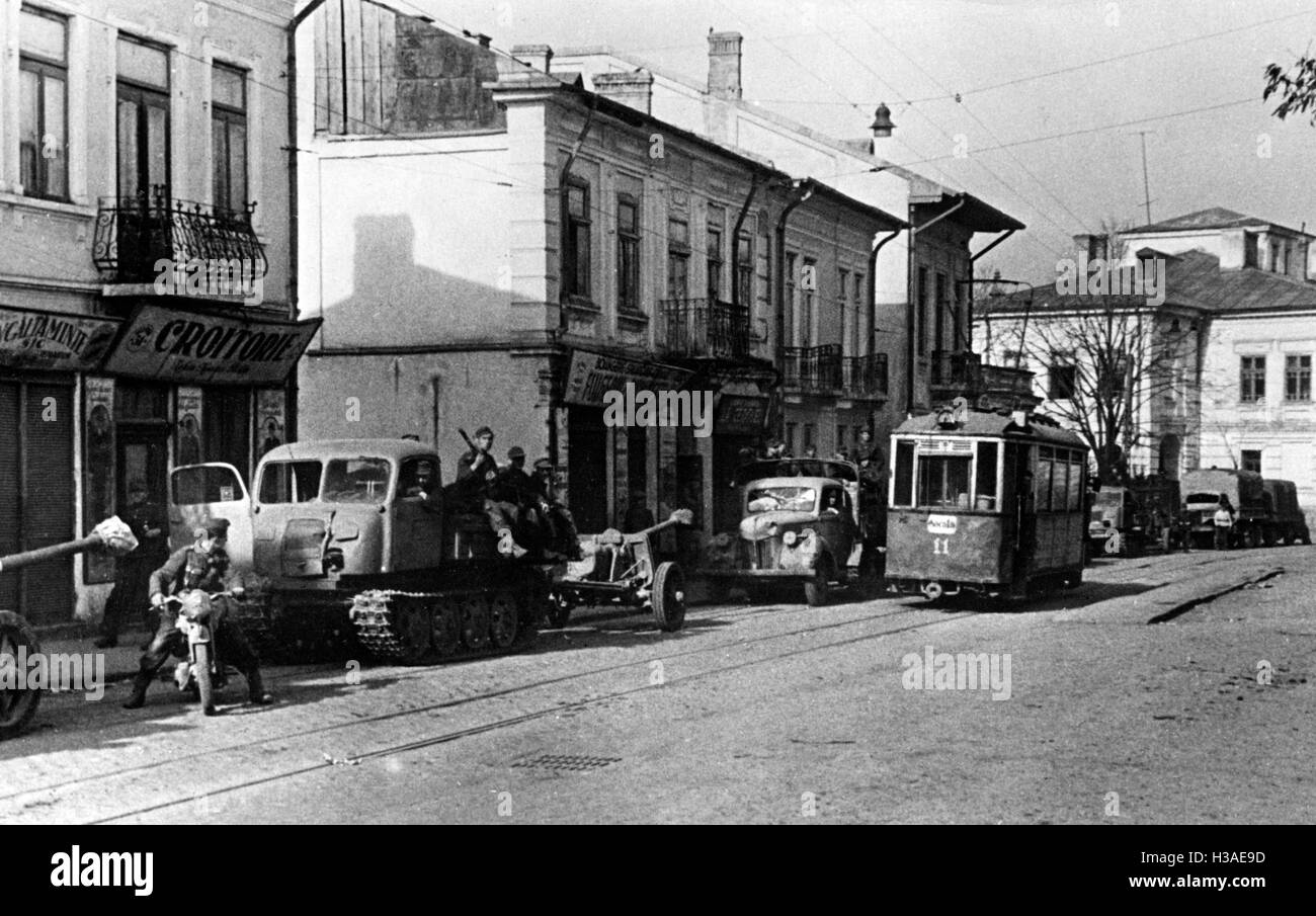 German troops during the retreat in Romania, 1944 Stock Photo - Alamy