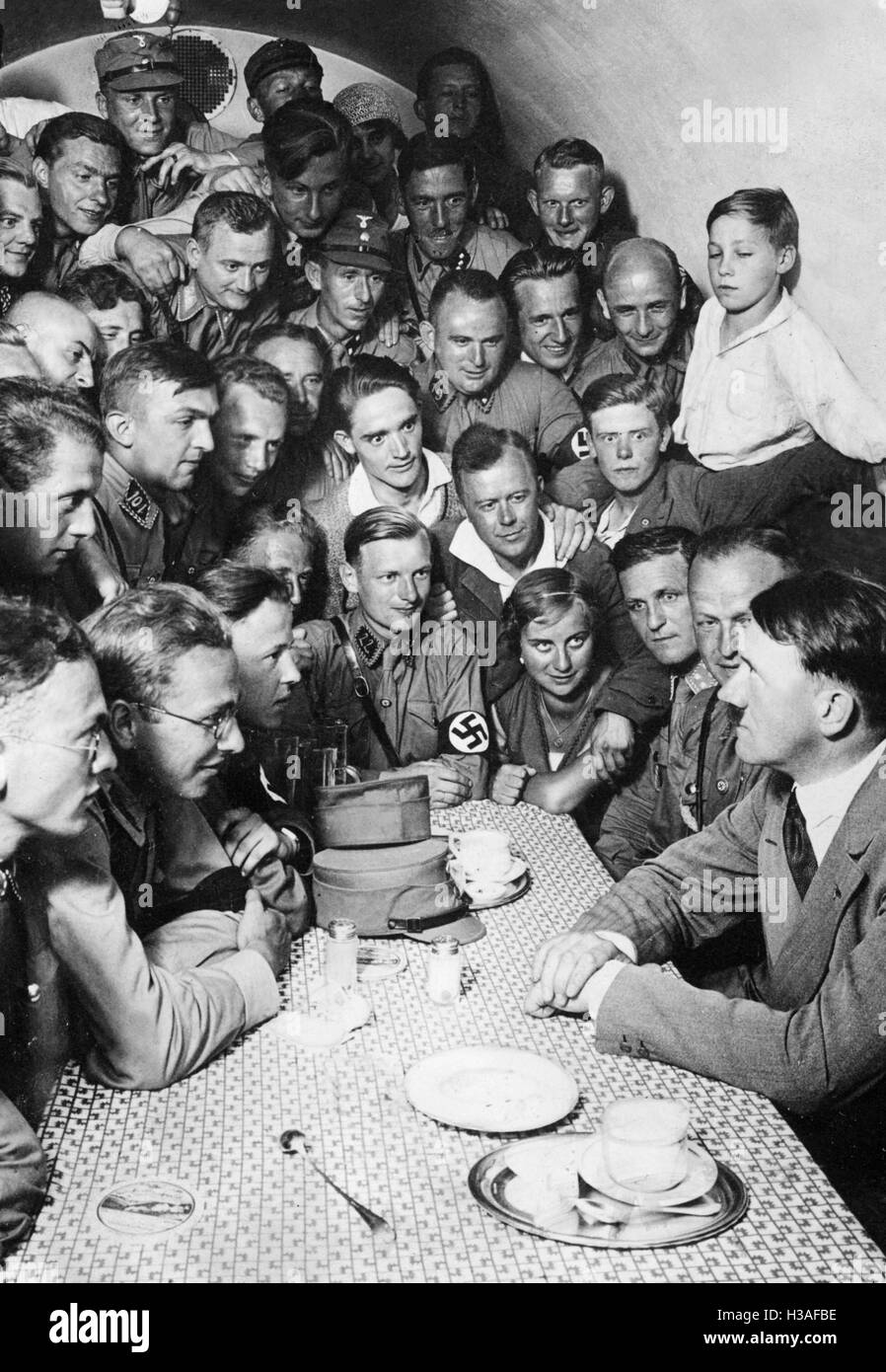 Adolf Hitler and the SA, 1934 Stock Photo - Alamy
