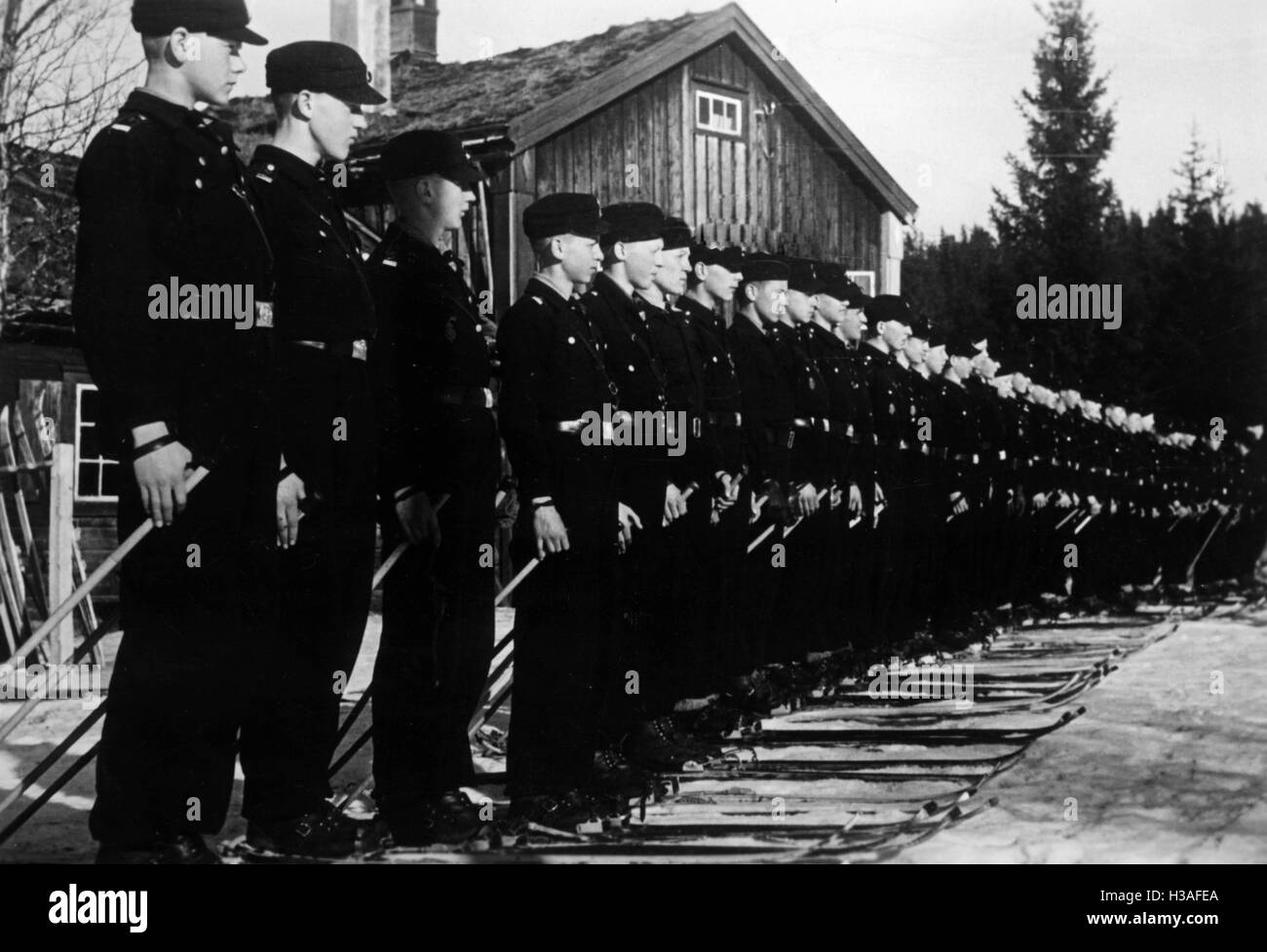 Students of the Adolf Hitler school in Trondheim, 1943 Stock Photo - Alamy