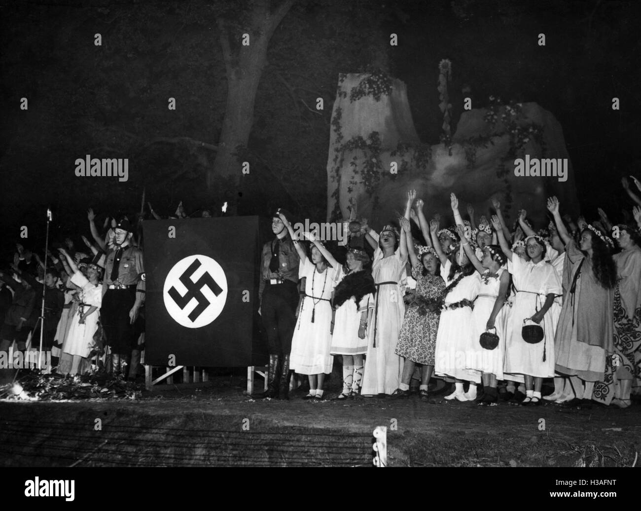 Festival feast Black and White Stock Photos & Images - Alamy