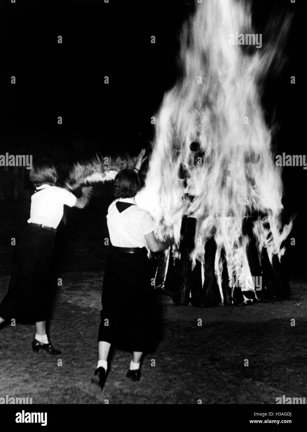 Celebration fire Black and White Stock Photos & Images - Alamy