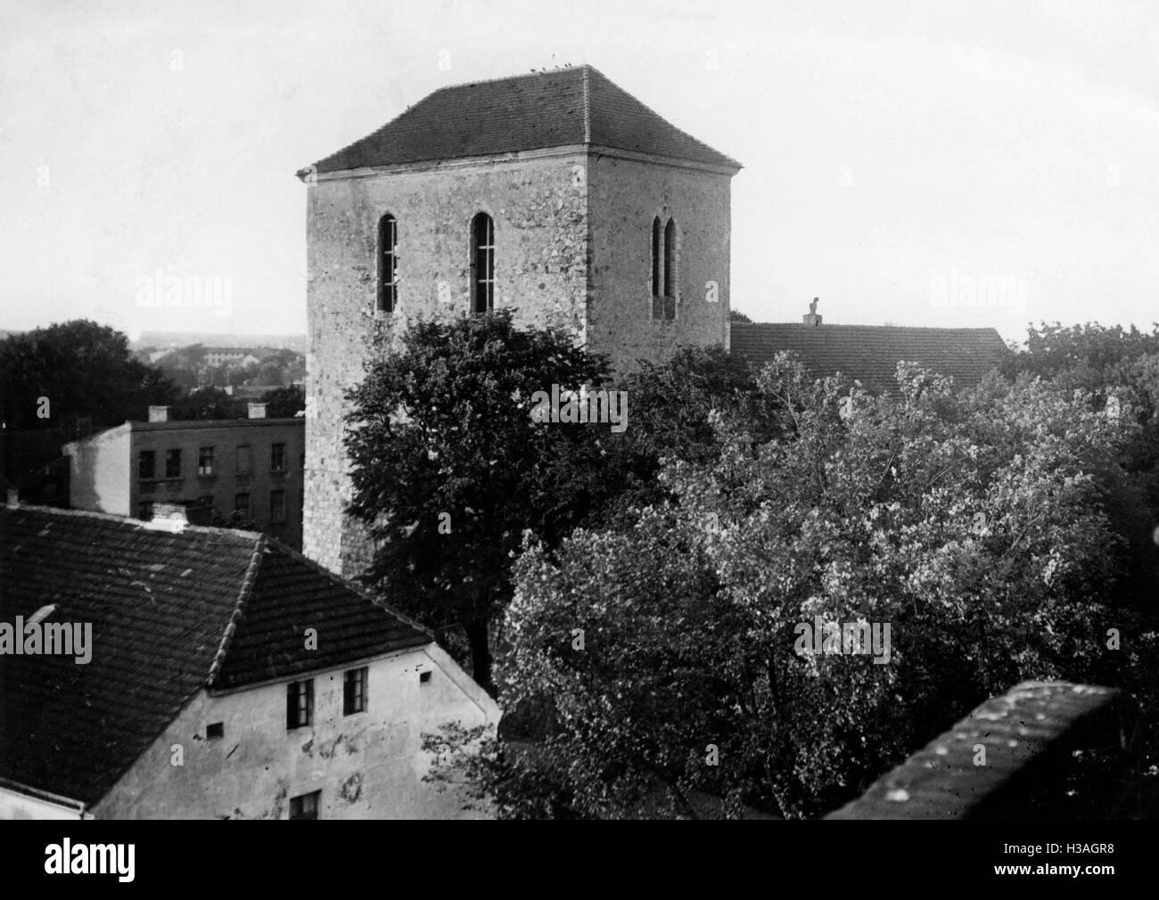 The Marienkirche in Strausberg, 1931 Stock Photo - Alamy