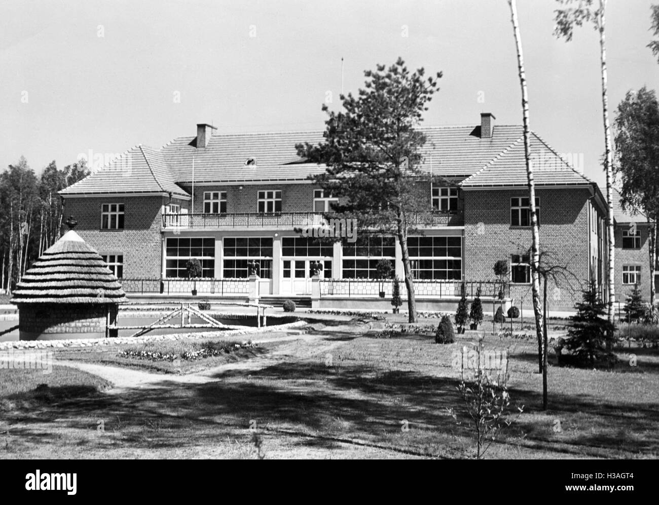 The commandant's office at the Stutthof concentration camp, 1942 Stock ...