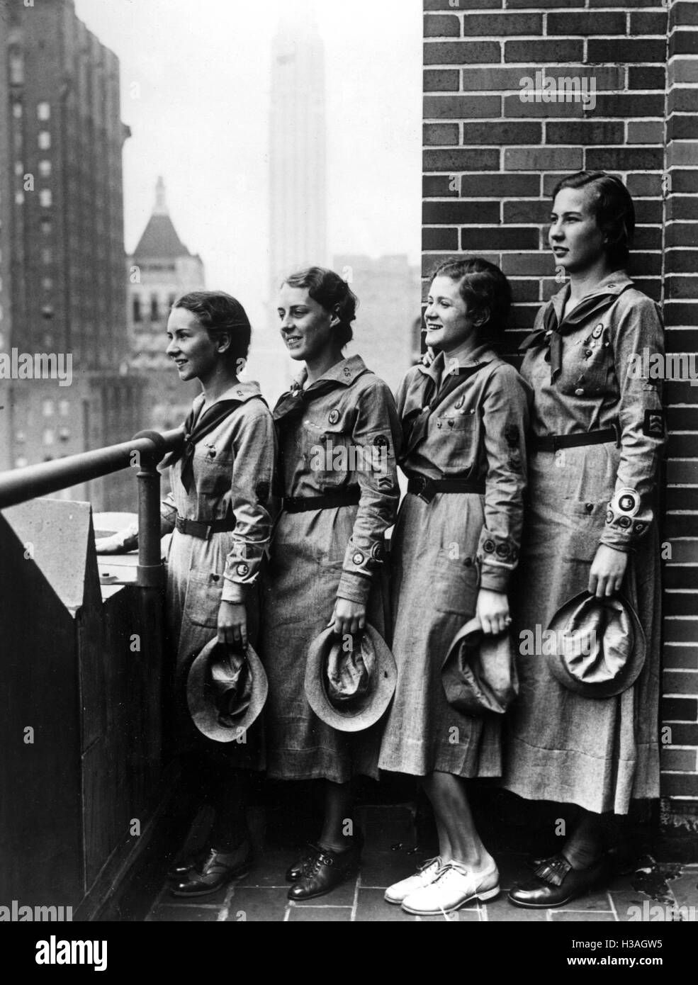 American scouts, 1935 Stock Photo - Alamy