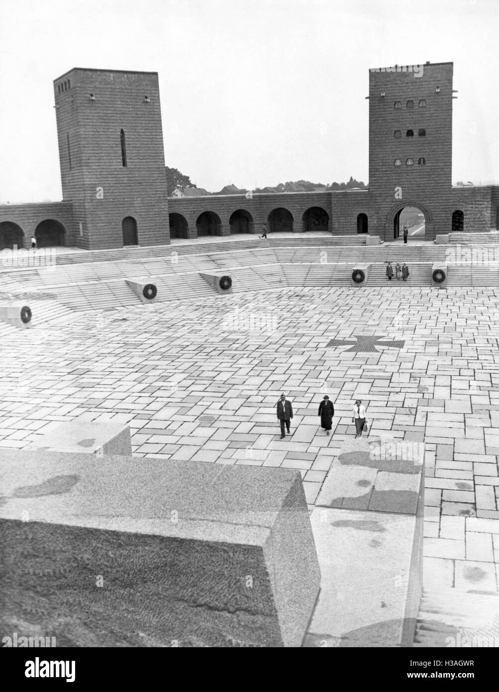Interior of the Tannenberg Memorial, 1939 Stock Photo - Alamy