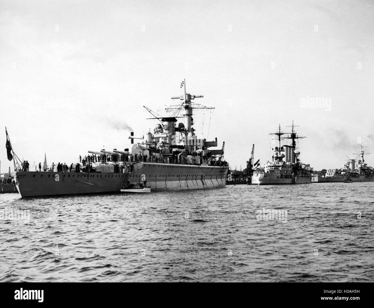 Naval review of the Reichsmarine, 1934 Stock Photo - Alamy