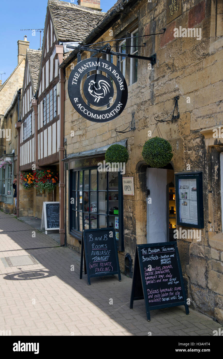 Bantam Tea Rooms, Chipping Campden, Gloucestershire, UK Stock Photo - Alamy