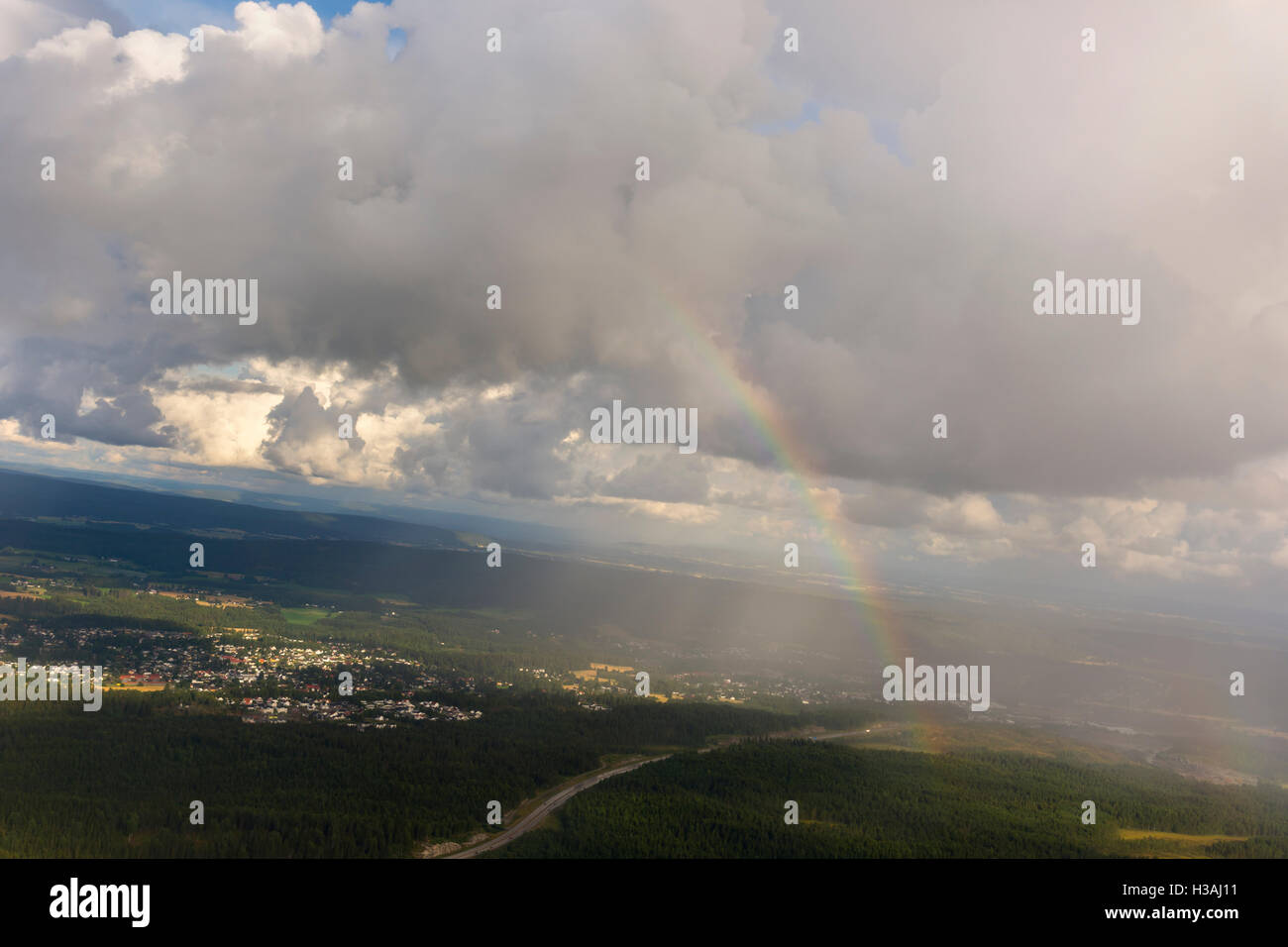 aerial view of the surroundings of Oslo in Norway Stock Photo - Alamy