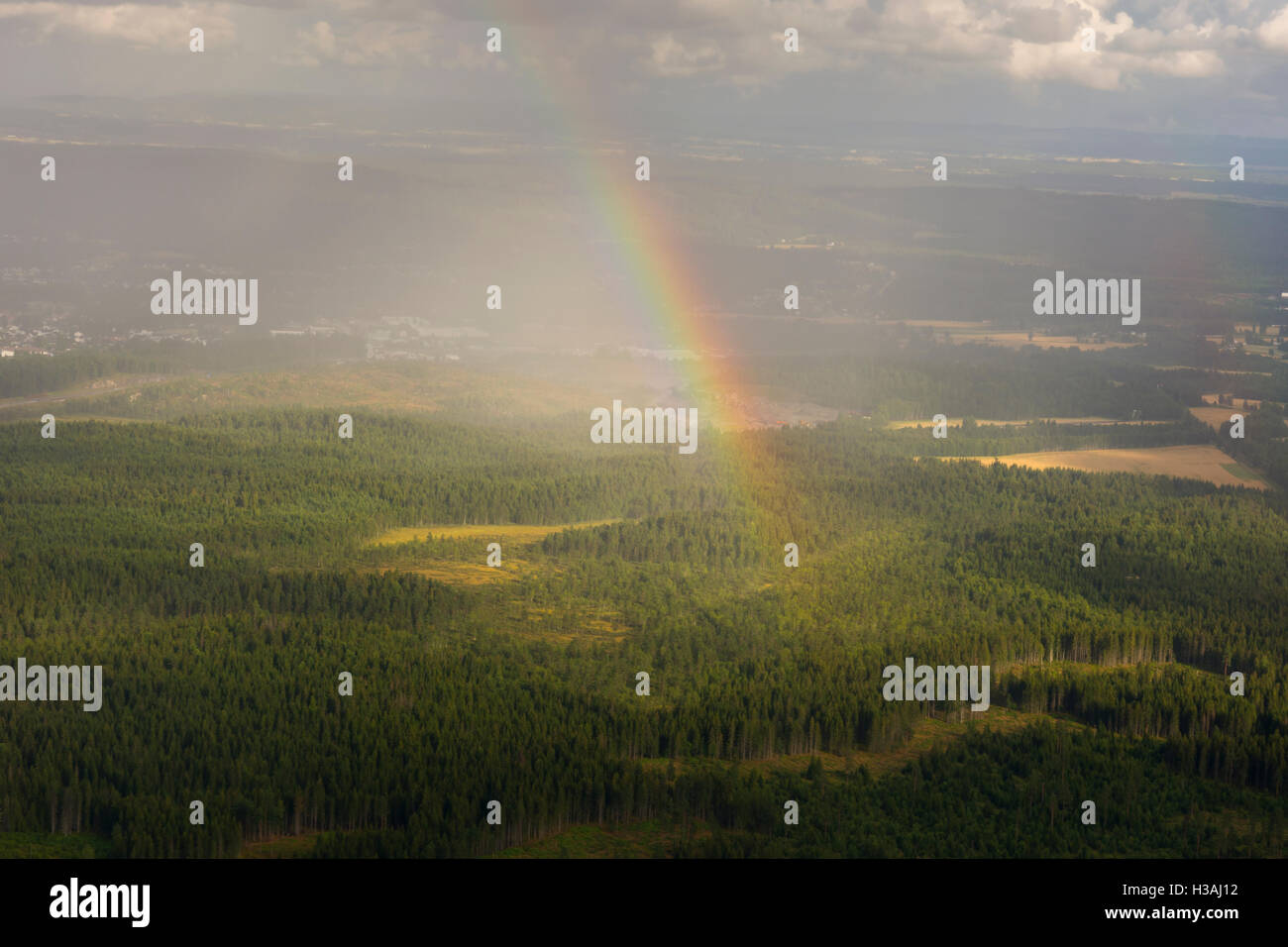 aerial view of the surroundings of Oslo in Norway Stock Photo - Alamy