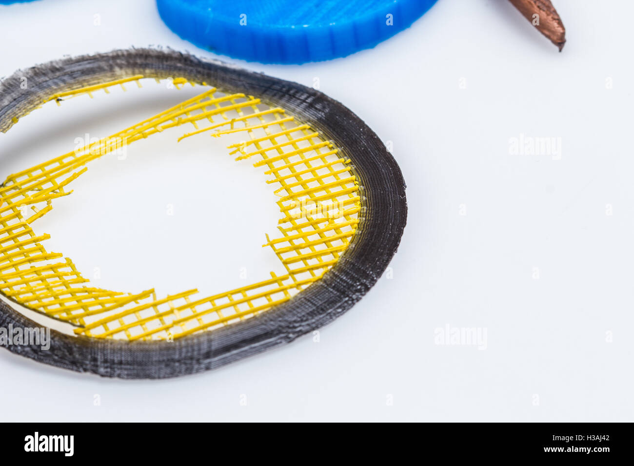 Working with plastic parts made by computer designs and 3d printed by ...