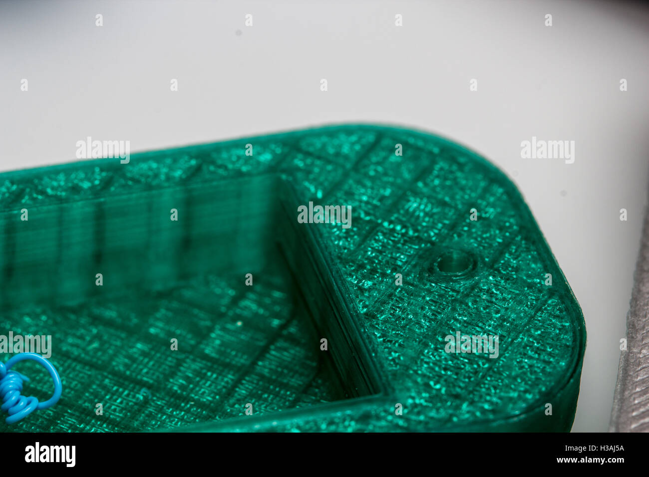 Working with plastic parts made by computer designs and 3d printed by ...