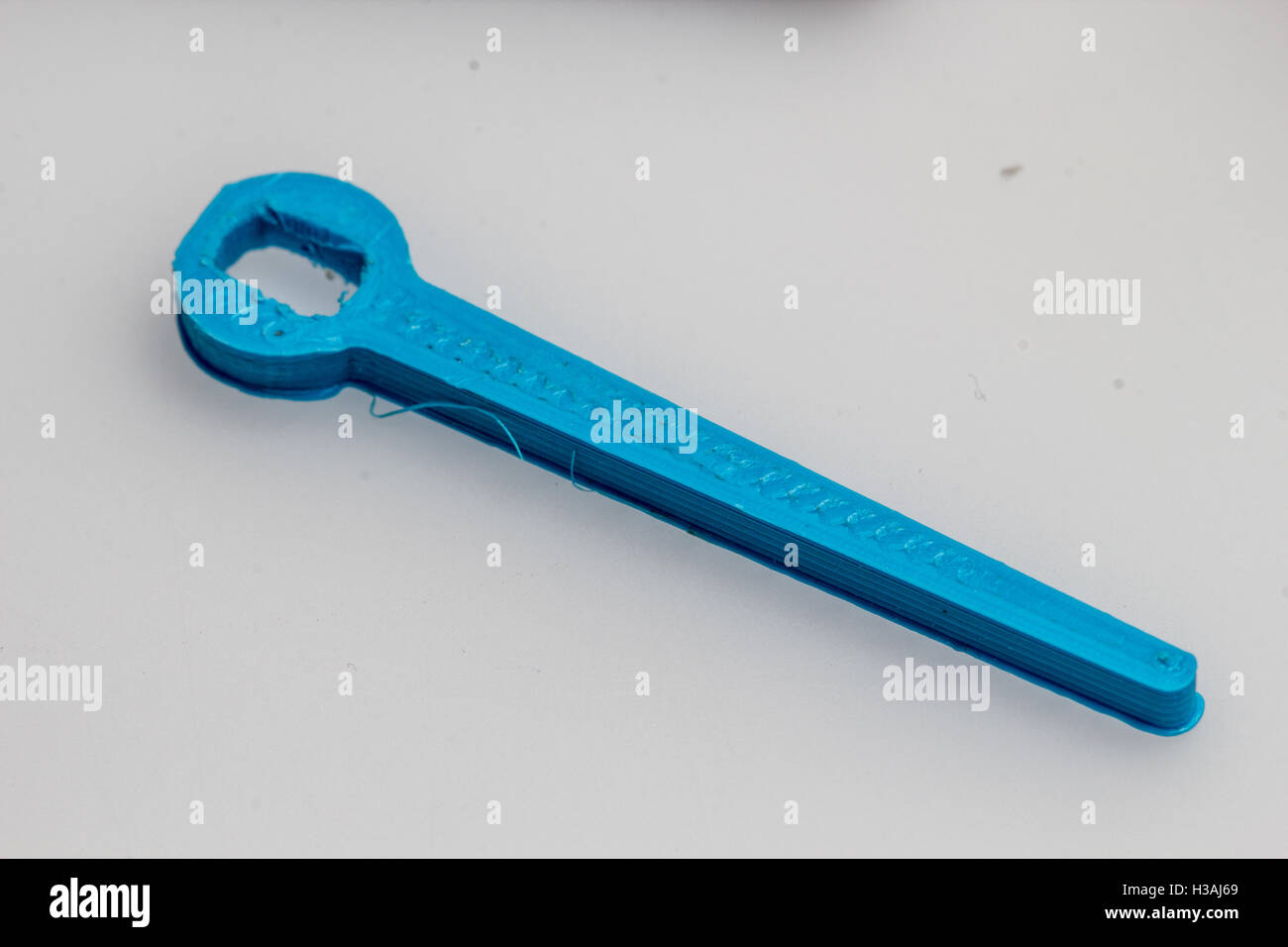 Working with plastic parts made by computer designs and 3d printed by ...