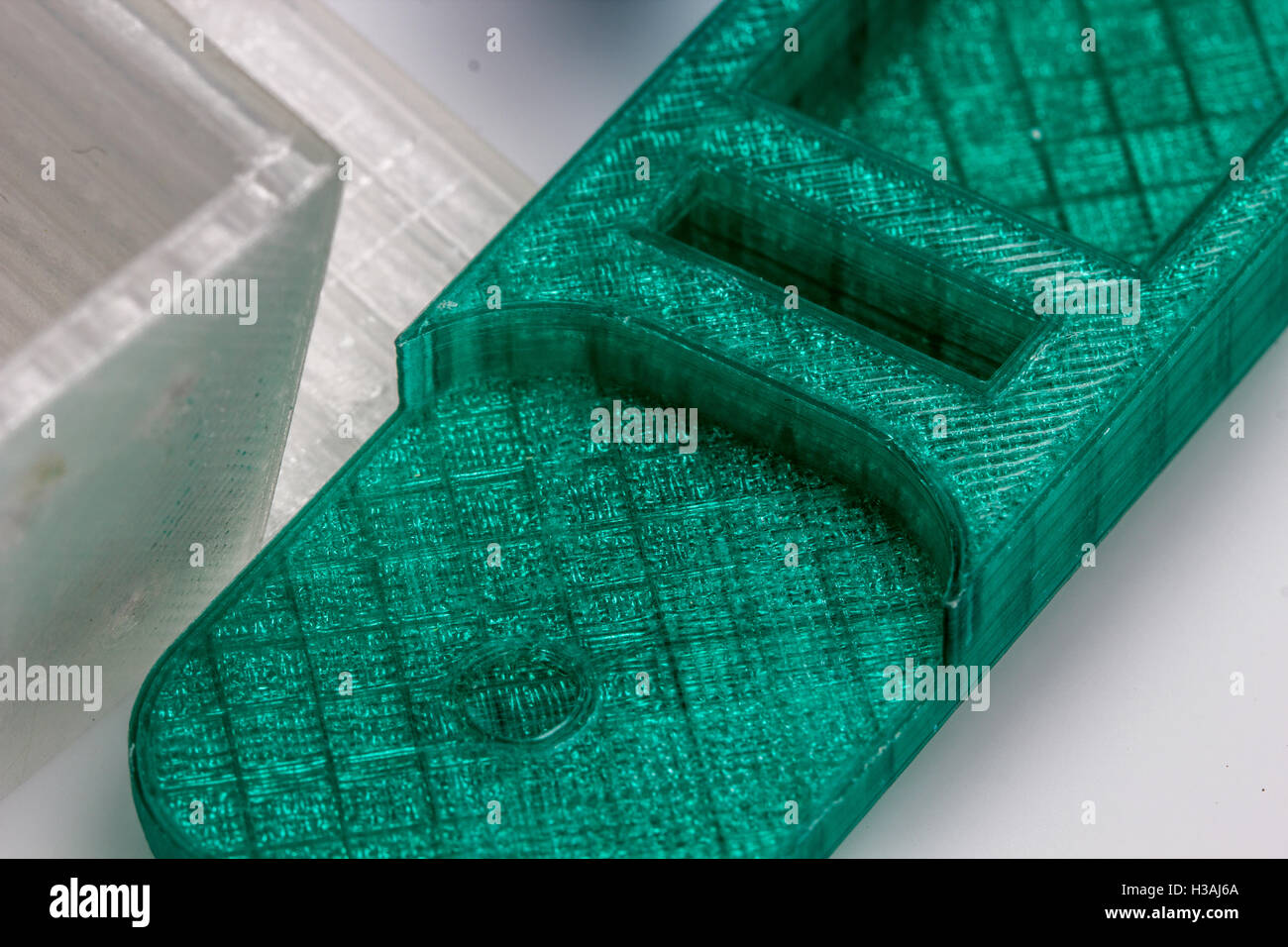 Working with plastic parts made by computer designs and 3d printed by ...