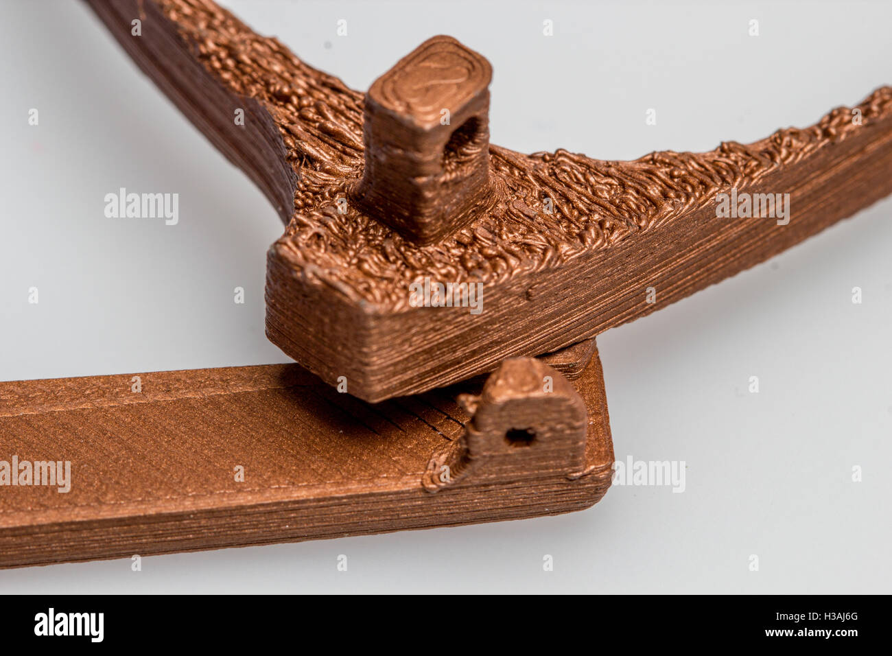 Working with plastic parts made by computer designs and 3d printed by ...