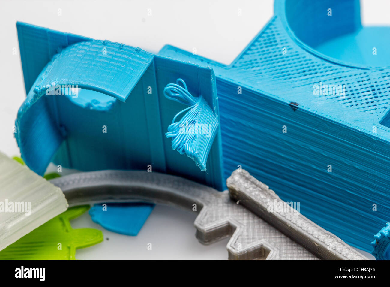 Working with plastic parts made by computer designs and 3d printed by ...